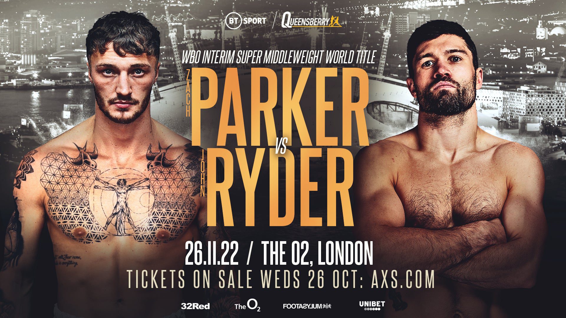 John Ryder VS Zach Parker le 26 Novembre. - BoxeNet.fr